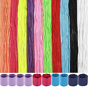 HNYYZL Polyester Yoyo String with 100pcs Professional Yoyos String Replacement for Responsive and Non Responsive Yoyos and 10 Pieces Finger Brace