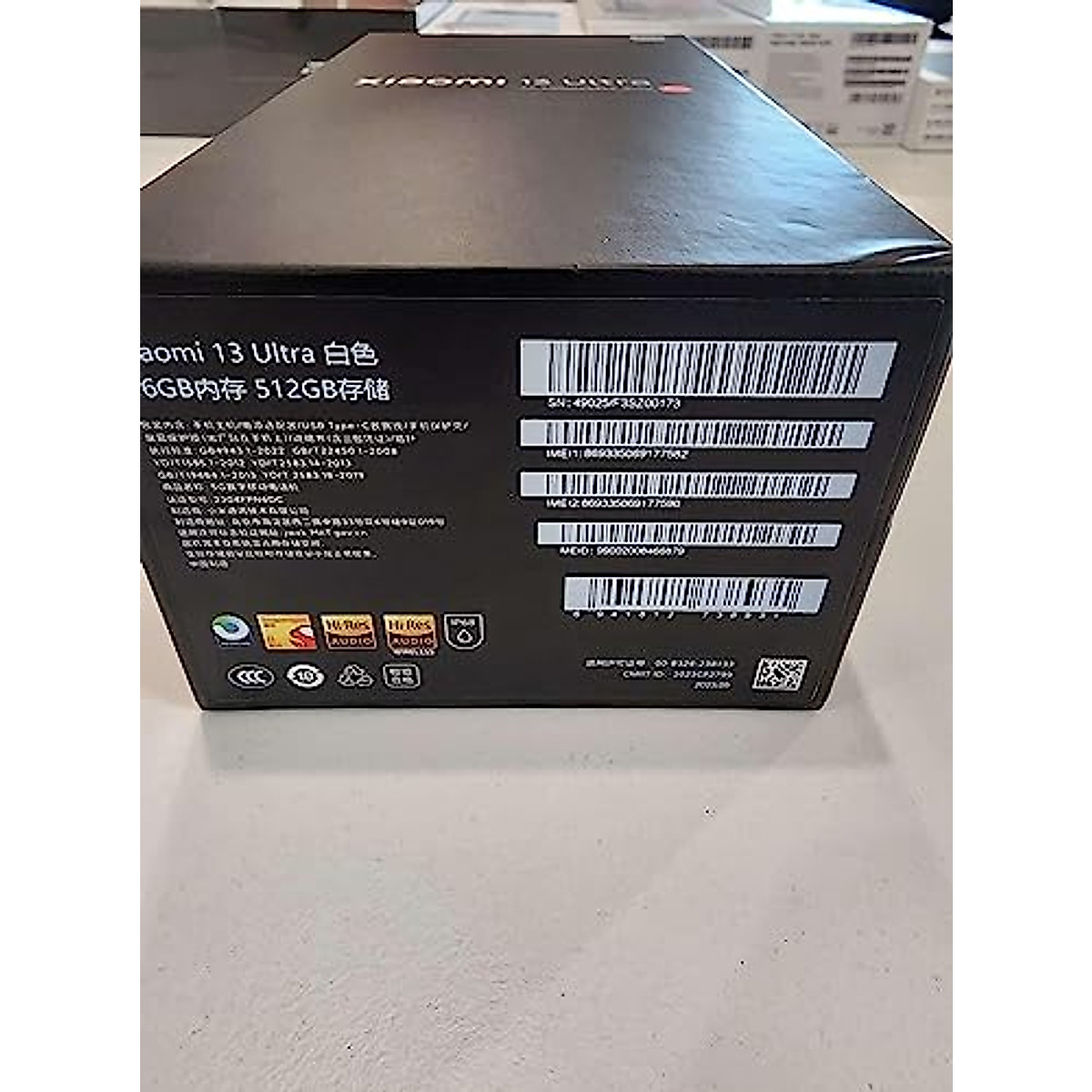 Xiaomi Mi 13 Ultra 5G 1TB 16GB Factory Unlocked (GSM Only | No CDMA - not Compatible with Verizon/Sprint) China Version - Black