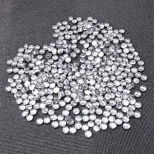 Artibetter 500pcs Aluminum Tea Light Tins Cups Tea Light Empty Cases Containers for Candle Making Supplies (Silver)