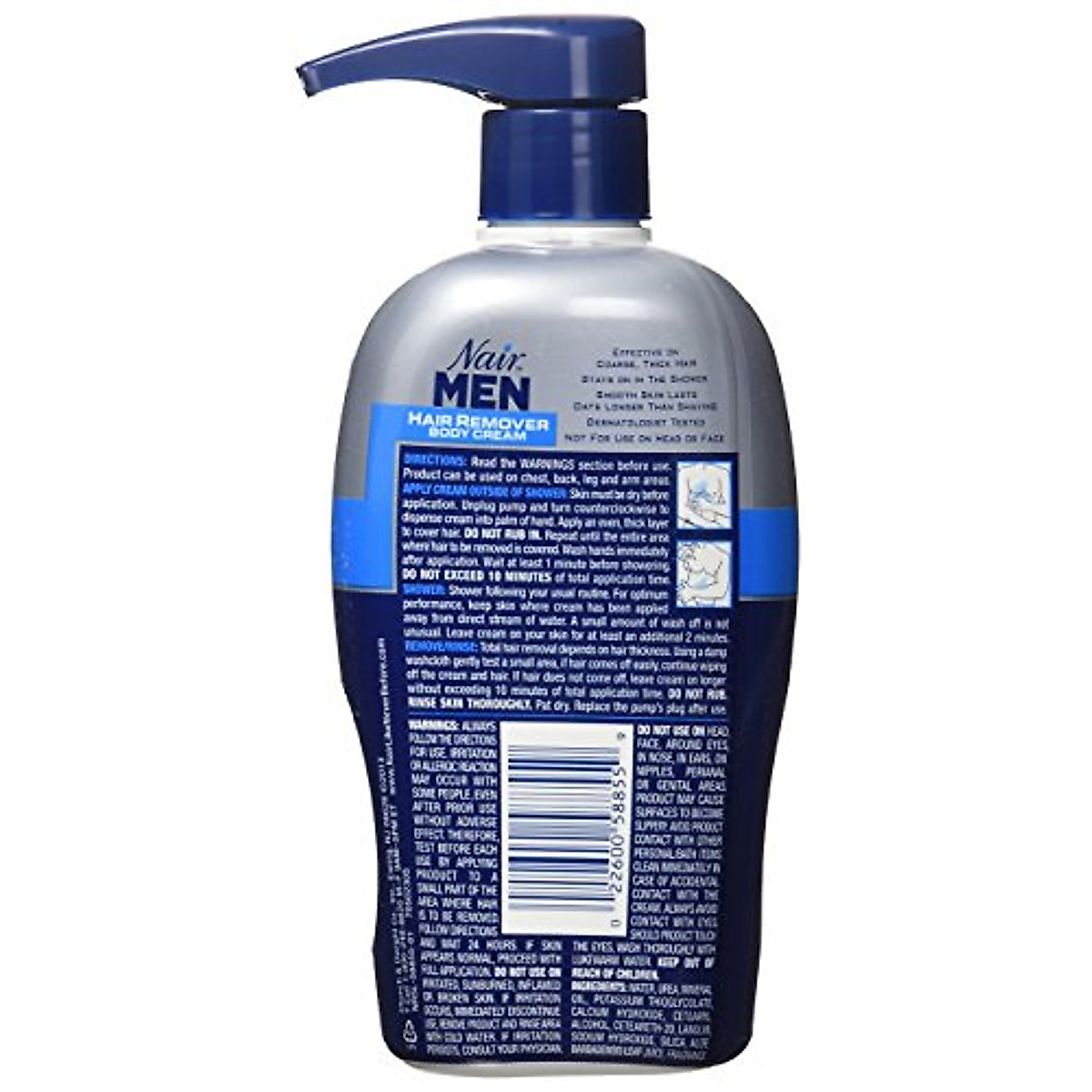 Nair Men Hair Removal Body Cream, 13 Ounce (Pack of 2)