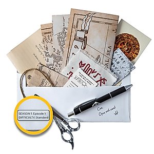 Escape Mail - Escape Room Game | Escape Room Kit, Family Escape Room Game | Ages 15+, 1-4 Players | Mail Game | DIY Escape Room | Fun Adults & Teens Mystery Game - Standard - Episode 1