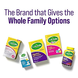 Culturelle Pro Strength Daily Probiotics For Digestive Health (2 Month Supply) with Prebiotics for Women & Men, Supports Occasional Diarrhea, Gas & Bloating, Gluten & Soy Free, 60 Count