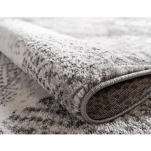 Rugs.com Monte Carlo Collection Rug – 5' x 8' Dark Gray Medium Rug Perfect for Living Rooms, Large Dining Rooms, Open Floorplans