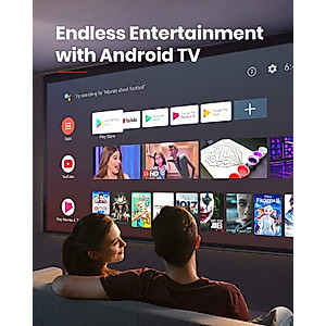 Anker Nebula Cosmos Max 4K UHD TV Home Theater/Entertainment Projector, Outdoor Projector, Android TV 9.0 with 5000+ Apps, 360° of True 3D Audio, HDR10, HLG, Dynamic Smoothing (Renewed)