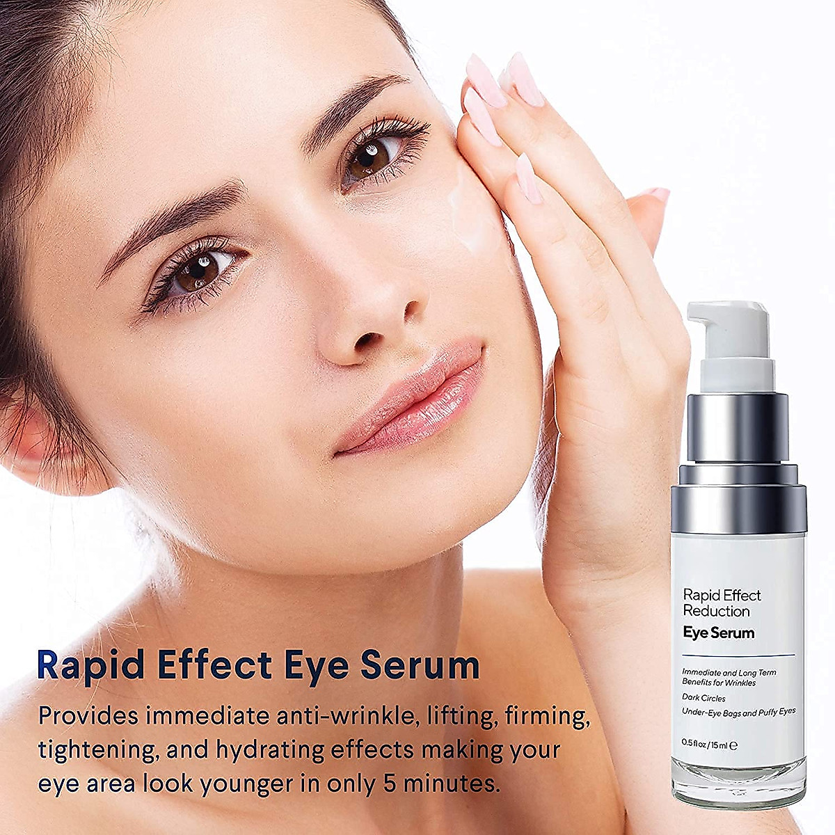 Josephouse Eye Cream Anti Aging, Serum, Under For Dark Circle and Puffiness, Treatment Products-Reduce Under-Eye Bags, Wrinkles, Circles, Fine Lines Crow's Feet Instantly Visibly Women Men, 0.5 Fl Oz