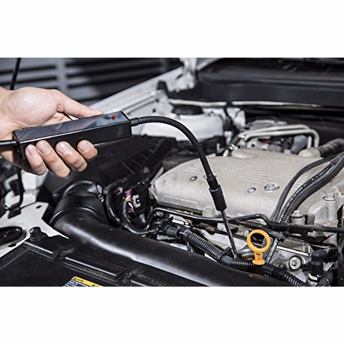 STEELMAN EngineEAR Stethoscope Auto Diagnostic Tool, Noise-Canceling Headphones, Ulta-Sensitive Microphone, 9 Volt Battery Included