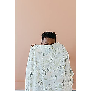 Large Premium Knit Baby Swaddle Receiving Blanket"Rex" by Copper Pearl