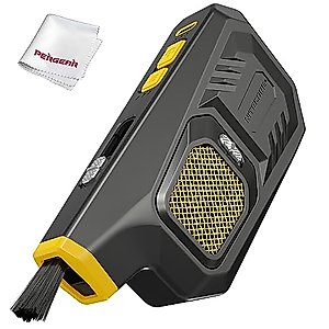 Nitecore Blowerbaby BB21 Electronic Cleaning Air Blower 2023 Version, 2.7kPa Dust Removal Wind Pressure, 80km/h Max Wind Speed, with Quick Release Brush, for Cameras Lens Cleaning and More