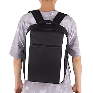 Gaming Console Backpack for , Nylon Fabric Shockproof Waterproof Travel Carrying Case, Travel Case for Headset and Game Accessories