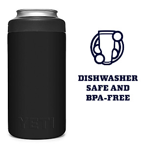 YETI Rambler 16 oz. Colster Tall Can Insulator for Tallboys & 16 oz. Cans, Black