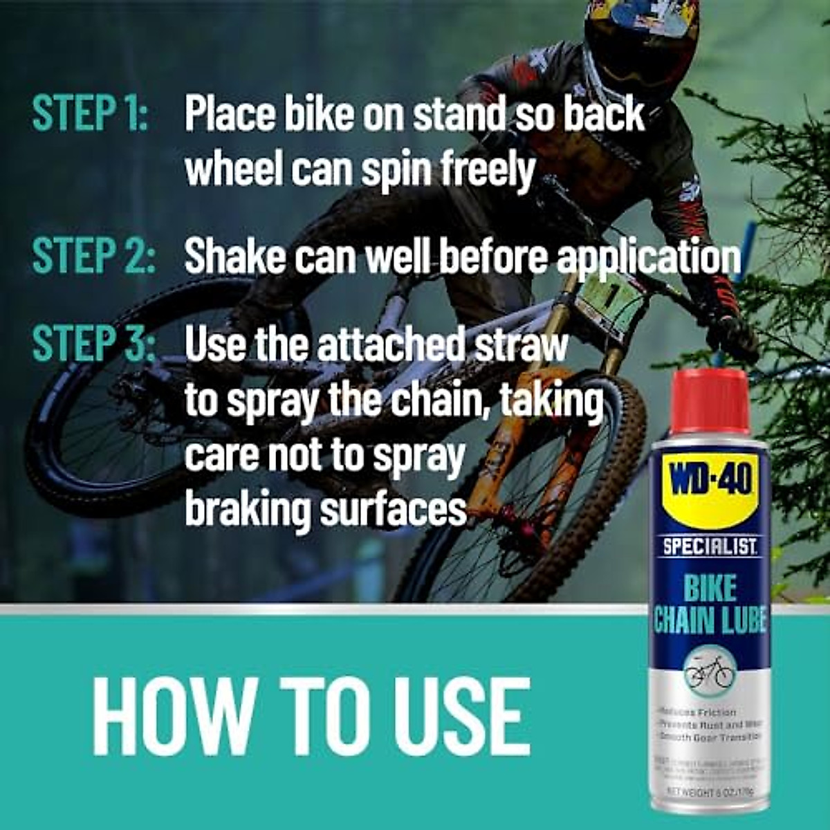 WD-40 Specialist Bike Chain Lube, 2.5 OZ