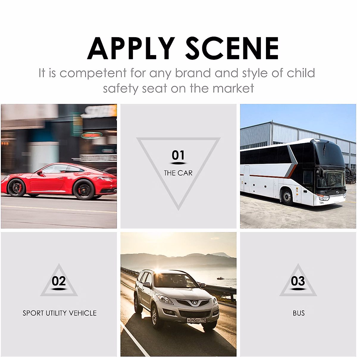 Universal Car Seat ISOFIX Latch Interface Bracket Mounting for Baby Safety Chair (Guide Groove Free Send)