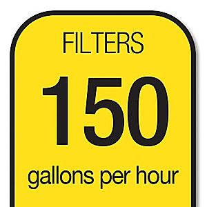 Marineland Penguin Bio-Wheel Power Filter 150 GPH, Multi-Stage Aquarium Filtration,black