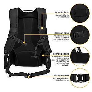 Mardingtop Tactical Backpack for Men,Military Molle Backpack for Hiking,Motorcycle Backpack，28L EDC Backpack