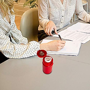 DILLER Vacuum Insulated Water Bottle,Stainless Steel Thermal Coffee Travel Mug BPA-Free Thermos Flask,Keeps Cold 24H, Hot 12H,17 oz (Red)