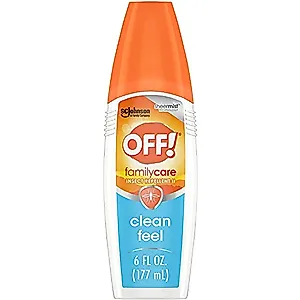 OFF! Family Care, Insect Repellent II Clean Feel, 6 oz (Pack of 6).