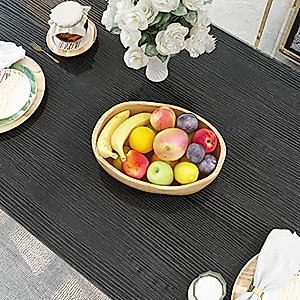 Recaceik Dining Table Set for 4 Bar Kitchen Table and Chairs for 4, 5 Piece Dining Table Set Counter Height Dinner Table with 4 Bar Stool, Dining Room Breakfast Table Set for Apartment