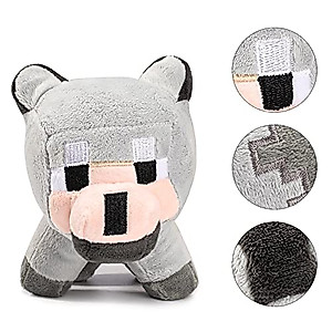 10 Inch Wolf Plush Toys, Craft Wolf Plush Hot Game Character Stuffed Toy Wolf Plush Stuffed Animal Toys for Game Fans Gift Toys