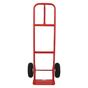 American Power Pull 3400-1 Hand Truck, Alloy steel, Red