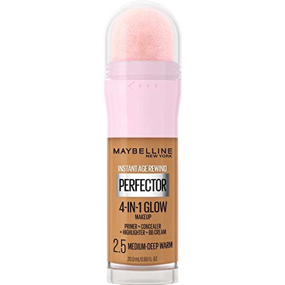 Maybelline New York Instant Age Rewind Instant Perfector 4-In-1 Glow Makeup, Medium/Deep Warm