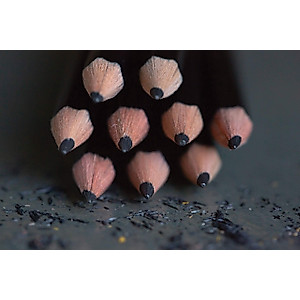 Dixon Ticonderoga Wood-Cased #2 Pencils, Box of 24, Black (13926)