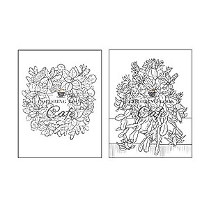 Winter Florals Coloring Book: An Adult Coloring Book Featuring Winter Floral Arrangements, Beautiful Holiday Bouquets and Exquisite Christmas Flowers