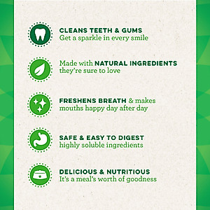 Greenies Dental Dog Treats Teenie Size, Original Flavor (12 Ounces. 43 Treats)