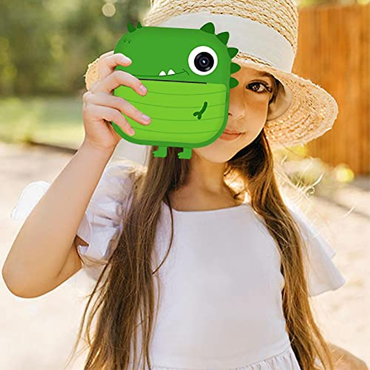 Kids Instant Print Camera | Mini Kids Camera with 2.4in HD Large Screen & Dual Lens - Kids Selfie Digital Camera Electronic Travel Game for Boys and Girls Birthday Gifts Huugy