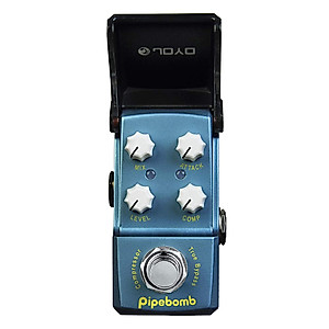 JOYO Compressor Mini Pedal for Electric Guitar Effect - True Bypass Ironman Series (PipeBomb JF-312)
