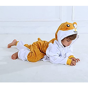 seewavom Unisex Child Plush Onesie One Piece Animal Costume Plush Kigurumi Cosplay Costume Halloween Christmas