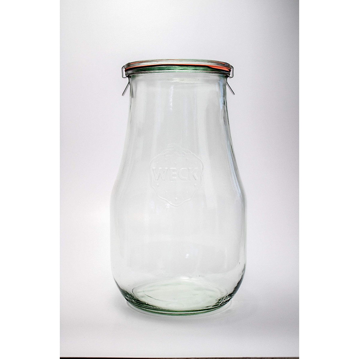 Weck Jars Tulip 2.5 Liter - Sour Dough Starter Jars - Large Glass Jars for Sourdough - Starter Jar with Glass Lid - Suitable for Canning & Storage