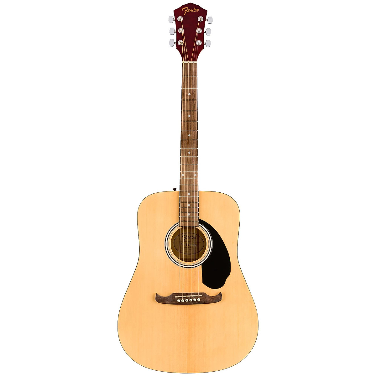 Fender FA-125 Dreadnought Guitar - Natural Bundle with Hard Case, Tuner, Strap, Strings, String Winder, Picks, and Austin Bazaar Instructional DVD