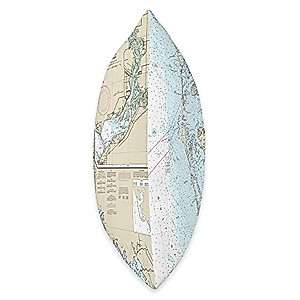 15 Degrees East Nautical Chart-Charlotte Harbor & Sanibel Island, FL Throw Pillow, 18x18, Multicolor