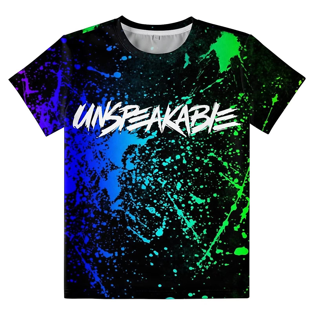 3D Printing Merch for Kids, Cool T-Shirt and Shorts Set for Boys Girls Fashion Short Sleeves Shirt Suit 9-10 Years