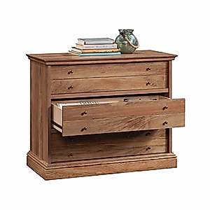 Sauder Barrister Lane 3-Drawer Chest, L: 36.46" x W: 16.69" x H: 29.37", Sindoori Mango