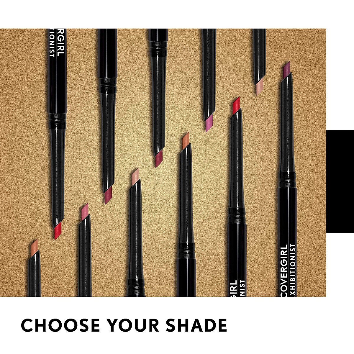 COVERGIRL - Exhibitionist All-Day Lip Liner, Retractable Tip, Easy application, Smudge, Transfer, Mask - Proof, 100% Cruelty-Free