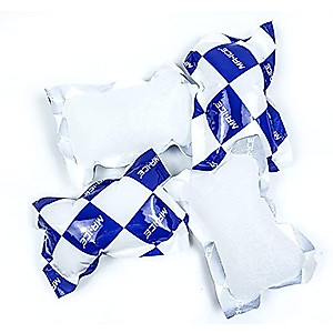 Small Dry Ice Pack Sheets for Shipping Frozen Food - 25 Freezer Ice Sheets for Coolers, Lunch Bags, Food, Camping Outdoor - Re-freezable Absorbent Water Refrigerant Pack - 4.7" x 3.3''