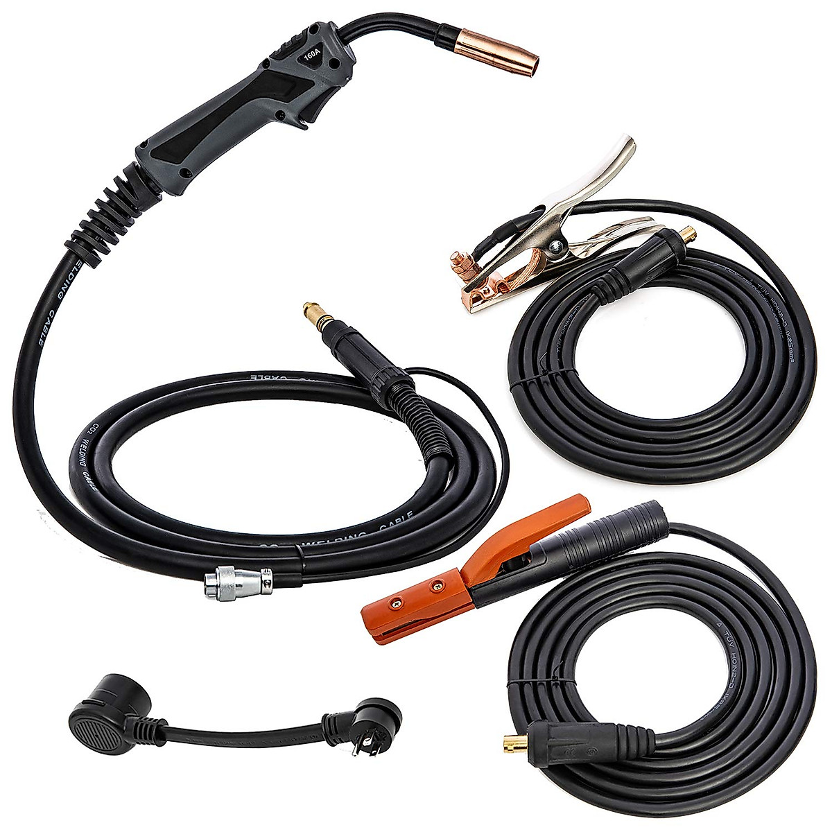 Amico MIG-160, Multi-function 160-Amp MIG/Flux/TIG/Stick Arc DC Inverter Welder, Spool gun weld aluminum SPG15180