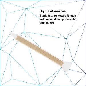 3M Static Mixing Nozzle, 08194, Cascade Mix/Meter Nozzle, Manual/Pneumatic Applicator Use, 200 mL
