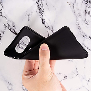 Shantime LG V20 H990DS Case, Scratch Resistant Soft TPU Back Cover Shockproof Silicone Gel Rubber Bumper Anti-Fingerprints Full-Body Protective Case Cover for LG V20 H990DS (Black)