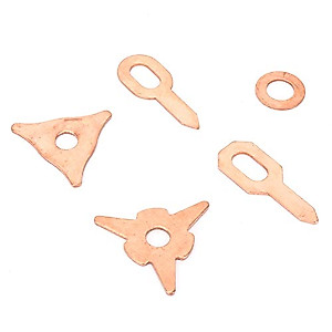 Dent Pulling Rings, 110pcs Dent Pulling Puller Rings Triangle OT Round for Car Body Welding Repair Tool Set Weld kit Dent Puller Rings