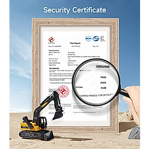 Construction Toys Excavator for Kids, Geyiie Toys Truck Excavator Tractors for Boys Girls 3-5 4-7 8-12 Year Old Kids, Birthday Gift