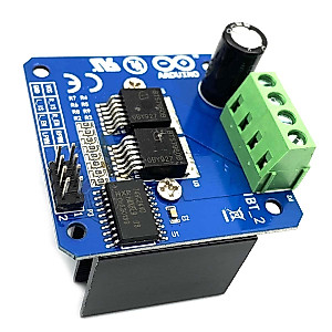 Kiro&Seeu Double BTS7960B DC 43A Stepper Motor Driver Module H-Bridge PWM Driving Board Compatible with Arduino Smart Car Raspberry Pi