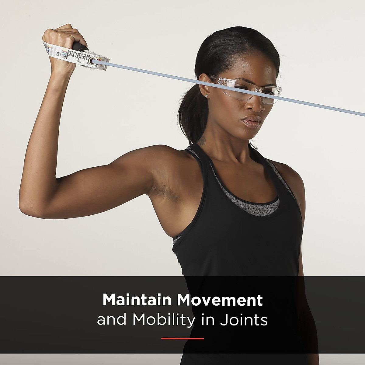 THERABAND Resistance Tubes, Professional Latex Elastic Tubing with Soft Handles For Physical Therapy, Lower Pilates, At-Home Workouts, and Rehab, 50 Inch, Silver, Super Heavy, Advanced Level 2