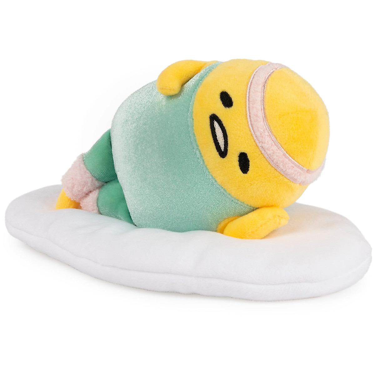 GUND Sanrio Gudetama The Lazy Egg Stuffed Animal, Eggercise Gudetama Kawaii Plushie, Plush Toy for Ages 8 and Up, 5”