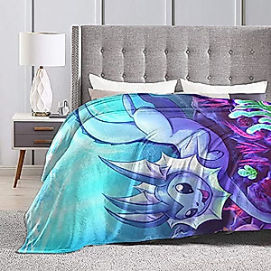 Water Spirit Blanket Super Soft Micro Fiber Cozy Blanket for Suitable Bed Couch for Adults and Children Throw Blankets 80"X60"