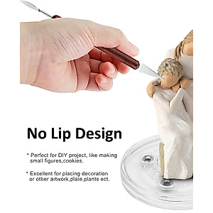 Zorveiio 6 Inch Acrylic Turntable Organizer, Clear 360 Degree Rotation Round Turntable for Kitchen Pantry Table Countertop Cabinet Decorating