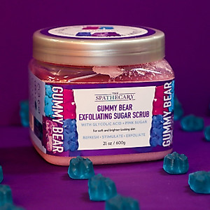 The Spathecary Body Scrub, Exfoliating-Nourishing-Refreshing-Smoothing Body Care 21 oz. (21 oz, Gummy Bear)