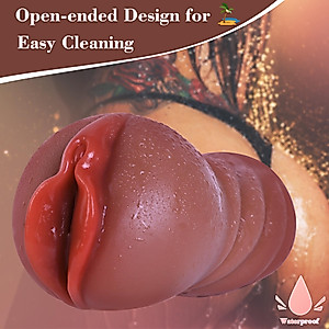Sexy Slave Sex Toys Male Pocket Pussies Sex Toy - Trio Pack of 3 Mouth Sex Doll, Vagina Blowjob Male Masturbator, Anal Flesh Light, Silicone Stroker for Mens Pleasure, Consoladores Sex Toys for Men