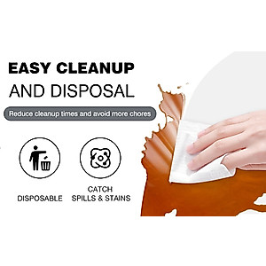 Evershine 12-Pack Heavy Duty Brown Round 84" Plastic Table Covers Tablecloth (Reusable) (Round 84", Brown)